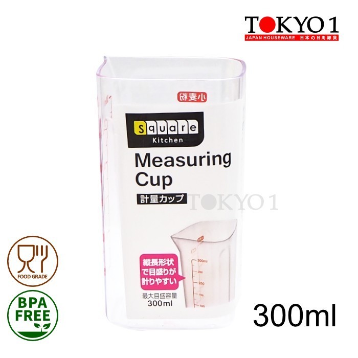 Jual Tokyo1 Square Measuring Cup Gelas Takar 300ML (042504) | Shopee ...
