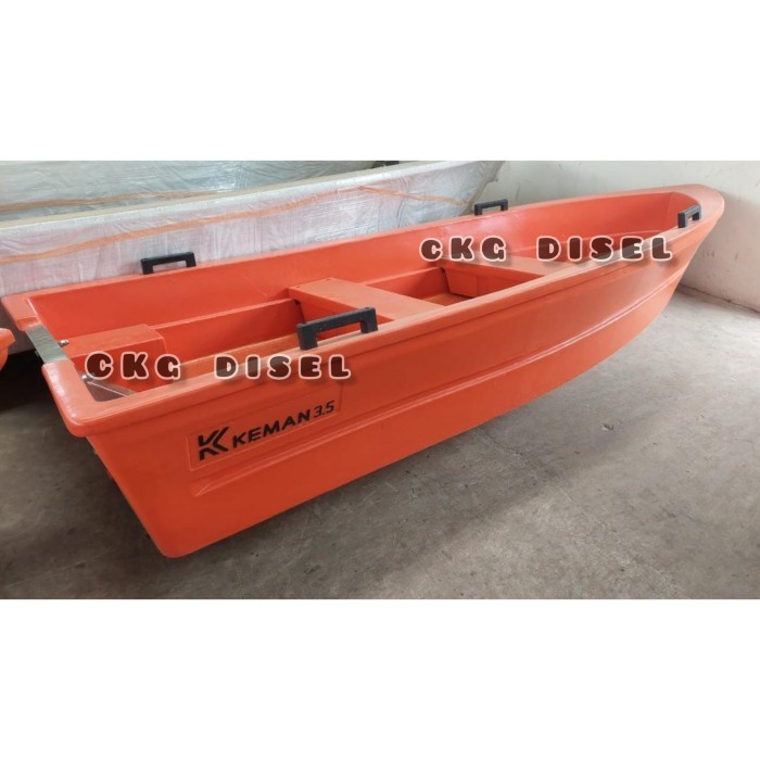 Jual Perahu / Kapal Sekoci Keman Boat 3.5 PE Kapasitas 6 Orang | Shopee ...
