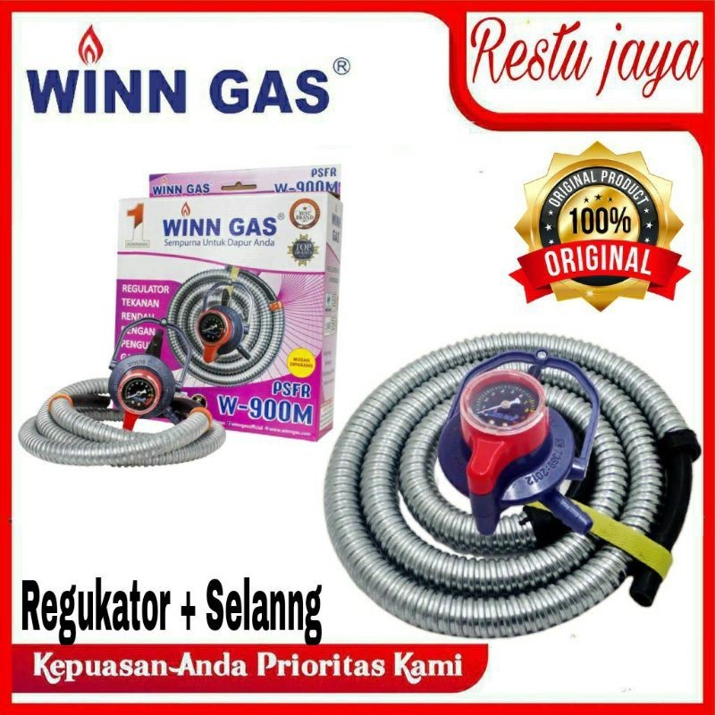Jual MK54FD34 REGULATOR PAKET SELANG WIN GAS 900 METER DOBEL LOCK ...