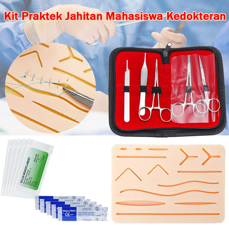 Jual Rhaast Model Kulit Silicone Pad Sutura Latih Jahit Luka Medis ...