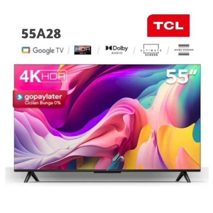 Jual TCL 55A28 4K GOOGLE TV 55 INCH ANDROID TV 55 A28 DOLBY ATMOS ...