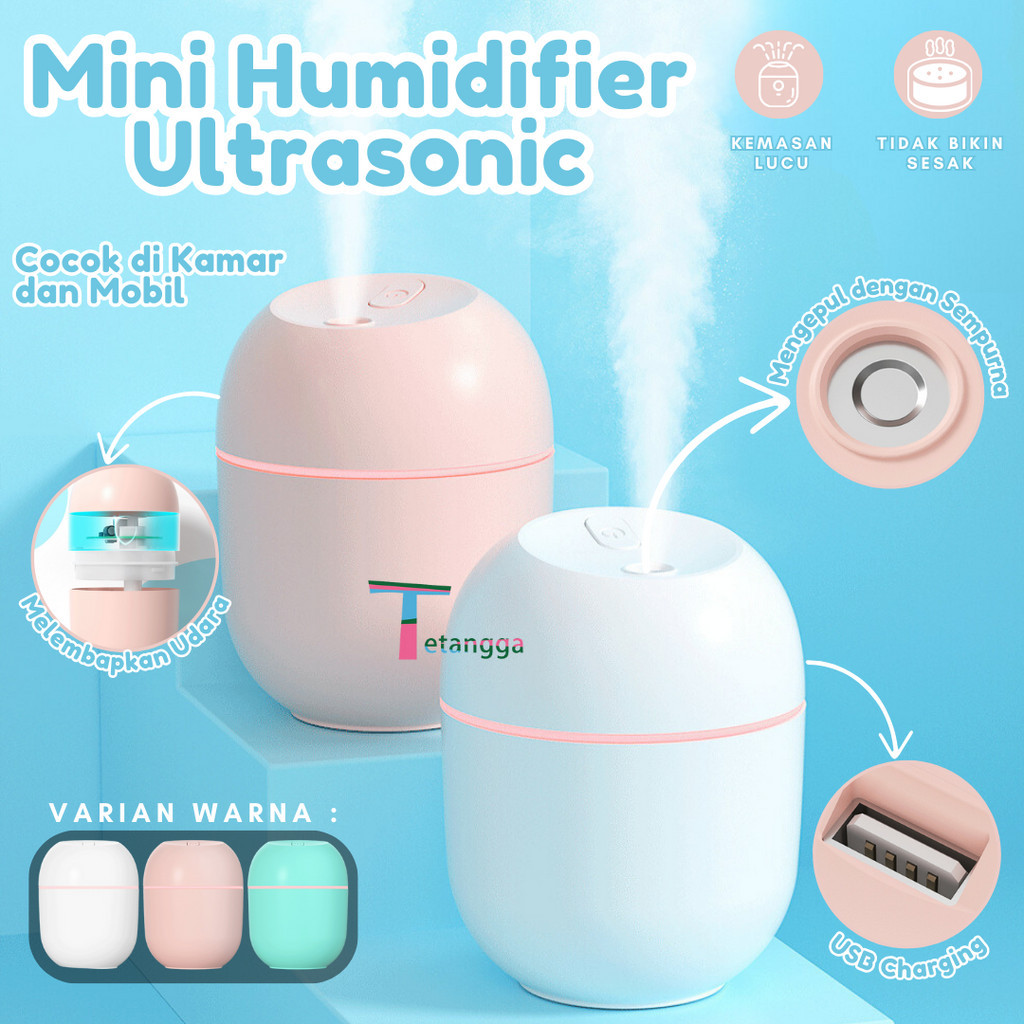 Jual Air Aroma Mini Humidifier Ultrasonic Atomizer Purifier Diffuser ...