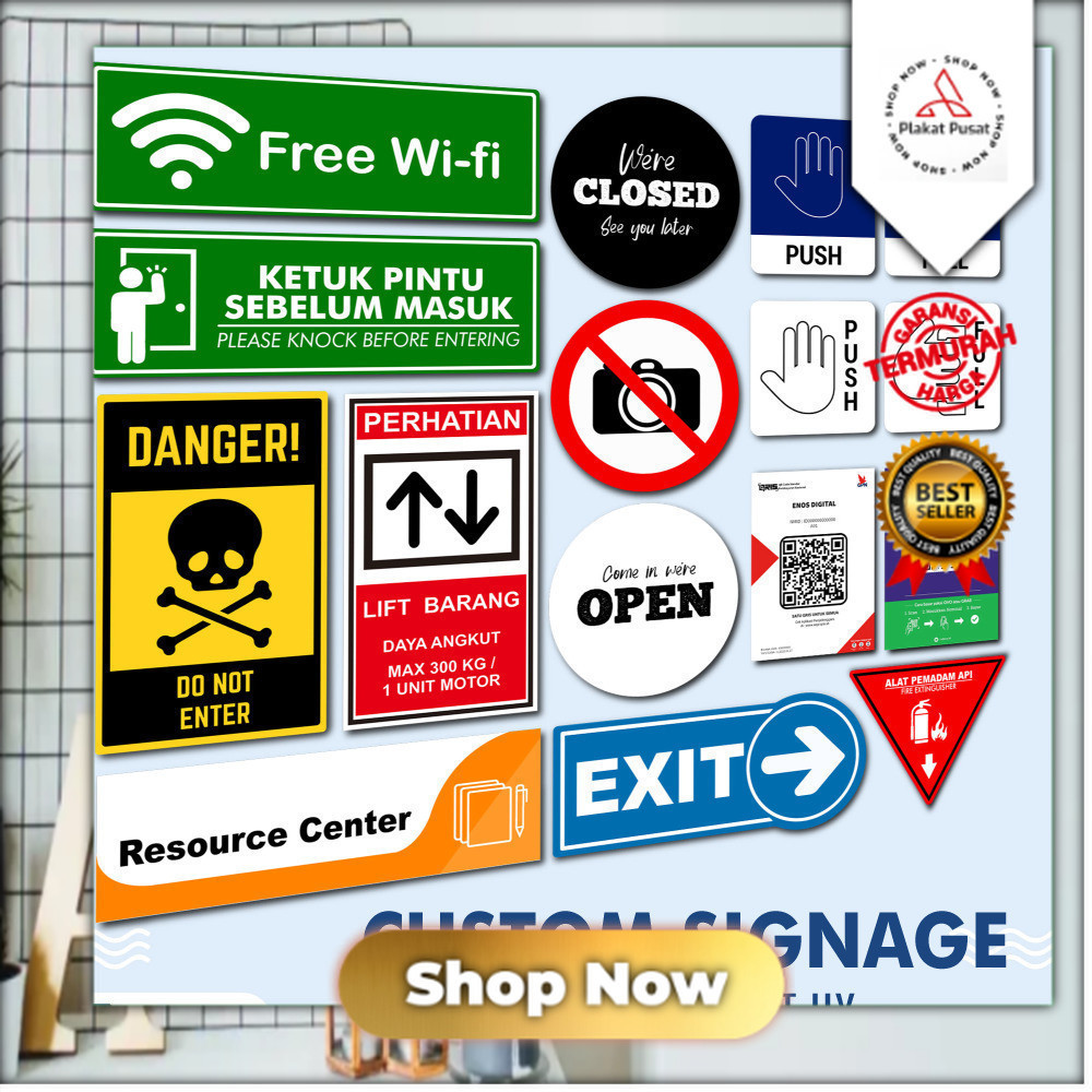 Jual Custom Akrilik [ENOS DIGITAL] CUSTOM SIGNAGE AKRILIK / ACRYLIC ...