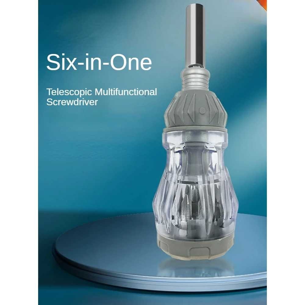 Jual Obeng Reparasi Mini 6 in 1 Stubby Screwdriver Set Magnetic Head ...