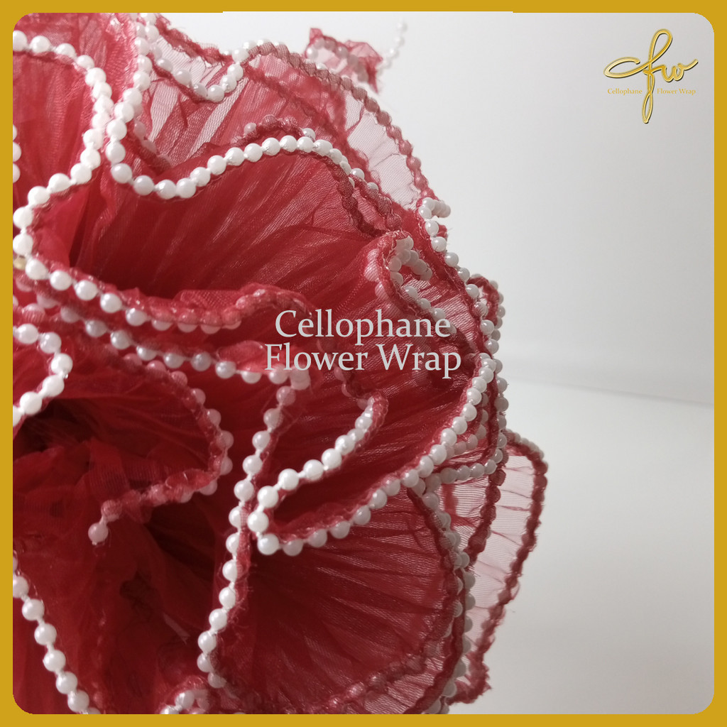Jual Korean Furing + Mutiara / Renda bunga + Mutiara (Hiasan Kertas ...