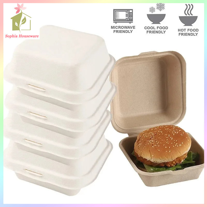 Jual Natural Lunch Box Burger 6in - Kotak Makan Kue, Cake Box | Shopee ...