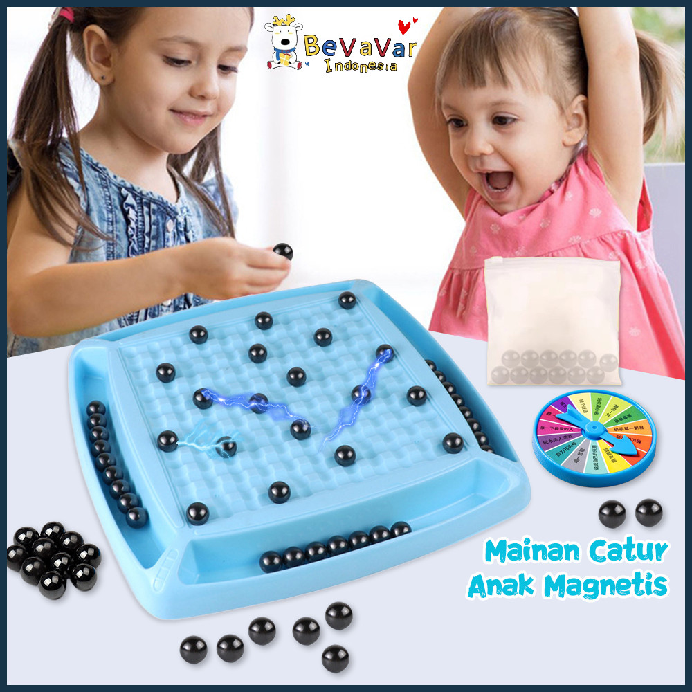 Jual BEVAVAR Permainan papan magnetik pertempuran mainan interaktif ...