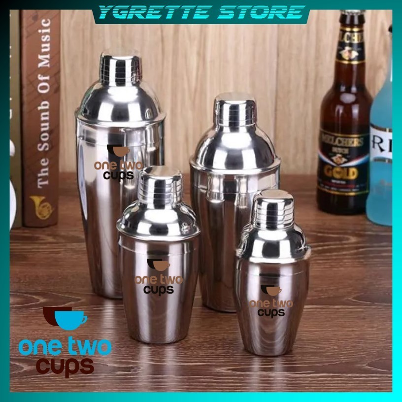 Jual YGRETTE - One Two Cups Cocktail Shaker Bartender Boston Style ...