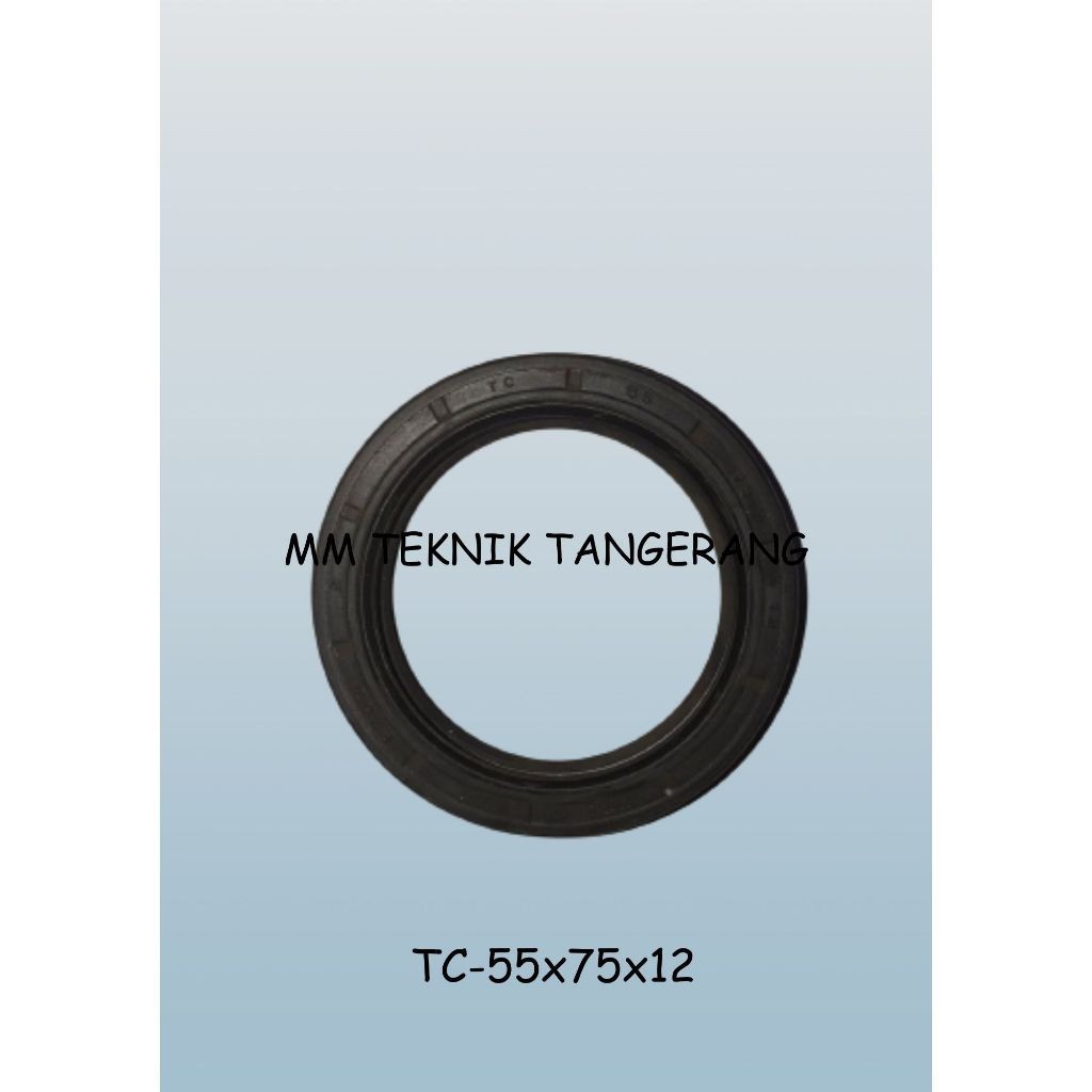 Jual Oil seal TC 55x75x12 55 x 75 x 12 karet oli sil shock breaker 55 ...