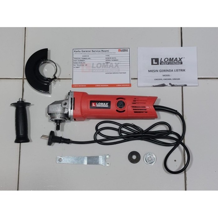 Jual Lomax Mesin gerinda bergaransi mesin grenda tangan gurinda 4 inch ...