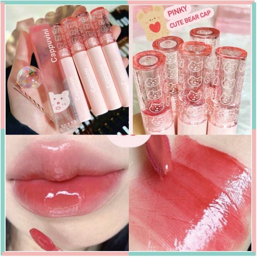 Jual Lipstik Korea CAPPUVINI Lip Tint Glass Jelly | Shopee Indonesia