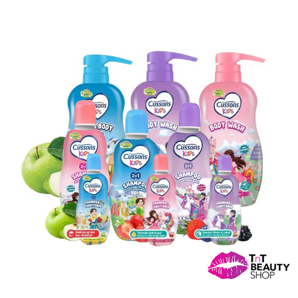 Jual Cussons Kids Shampoo & Conditioner Soft & Smooth / Black & Shiny ...