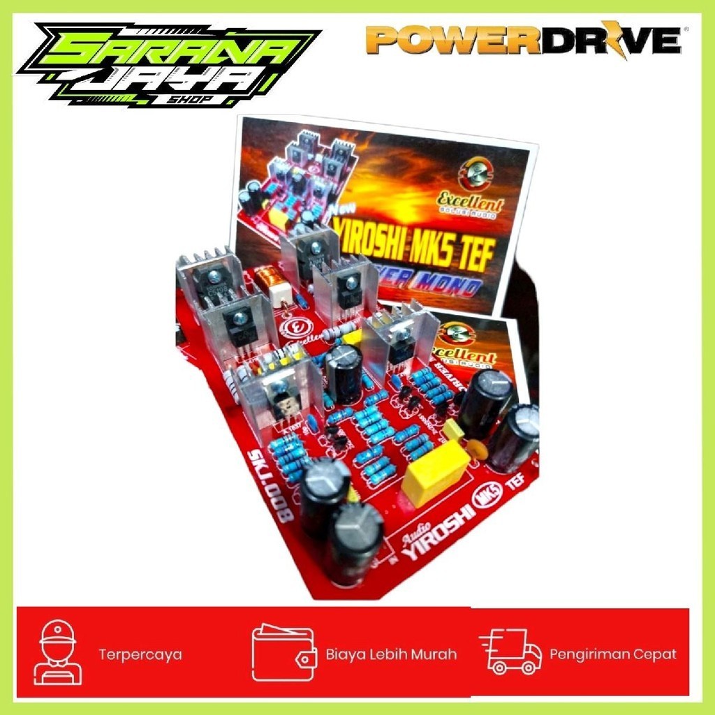 Jual Kit Driver Amplifier Super Power Yiroshi MK5 1650W Mono | Shopee ...