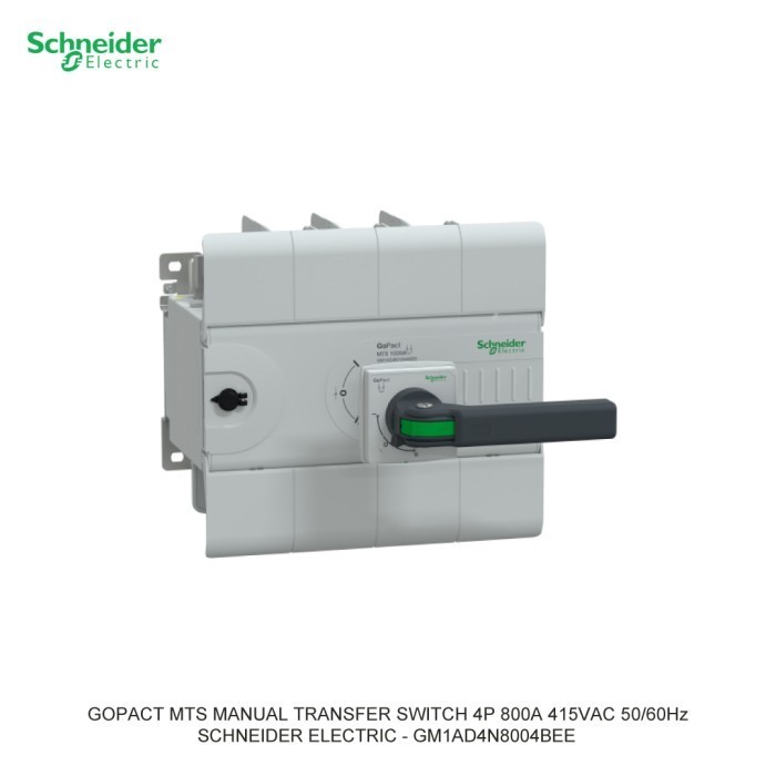 Jual SCHNEIDER Gopact Manual Transfer Switch (Mts) 4P 800A 415Vac 50 ...