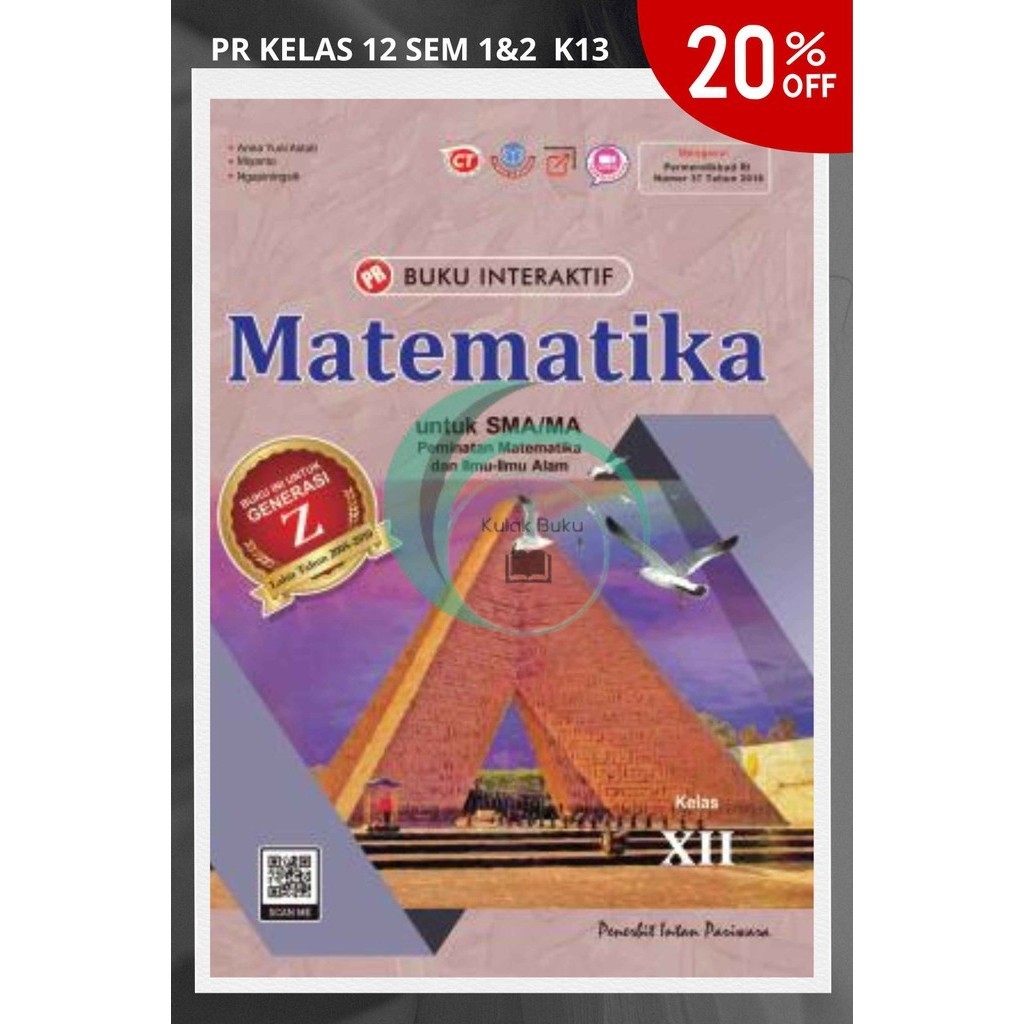 Jual BUKU LKS PR INTERAKTIF MATEMATIKA PEMINATAN KELAS 12 PENERBIT INTAN PARIWARA KURIKULUM K13 ...