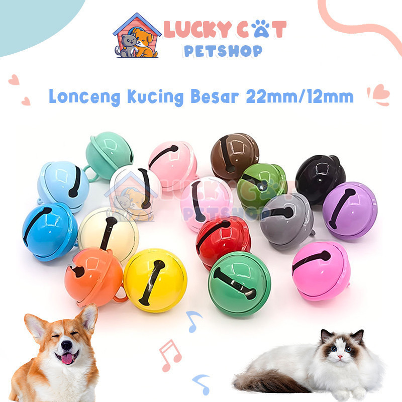 Jual Lonceng Kucing Lonceng Kucing Besar 22mm/12mm Pet Bell Neck ...