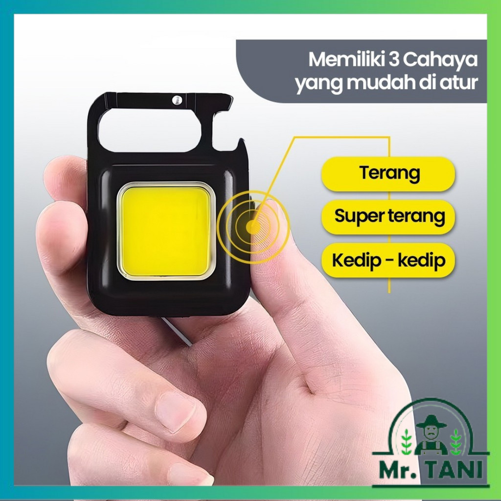 Jual Lampu Senter Mini Center Kecil Gantungan Kunci Besi Lampu Camping ...