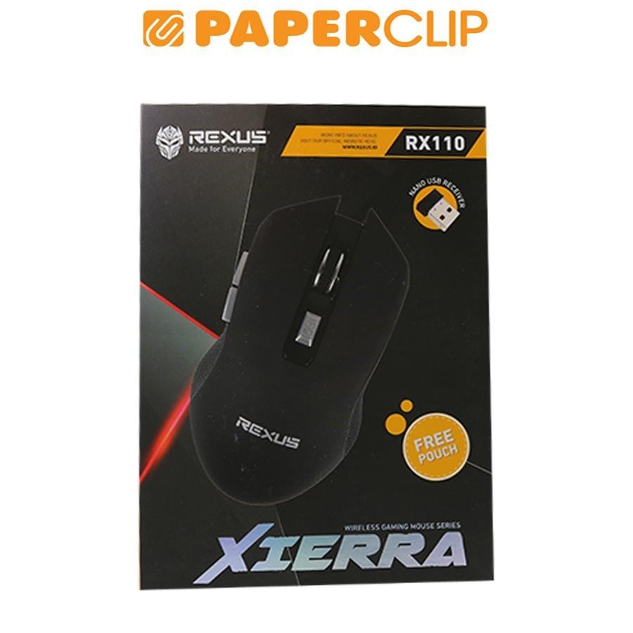 Jual MOUSE WIRELESS REXUS XIERRA RX-110 6D BLACK | Shopee Indonesia