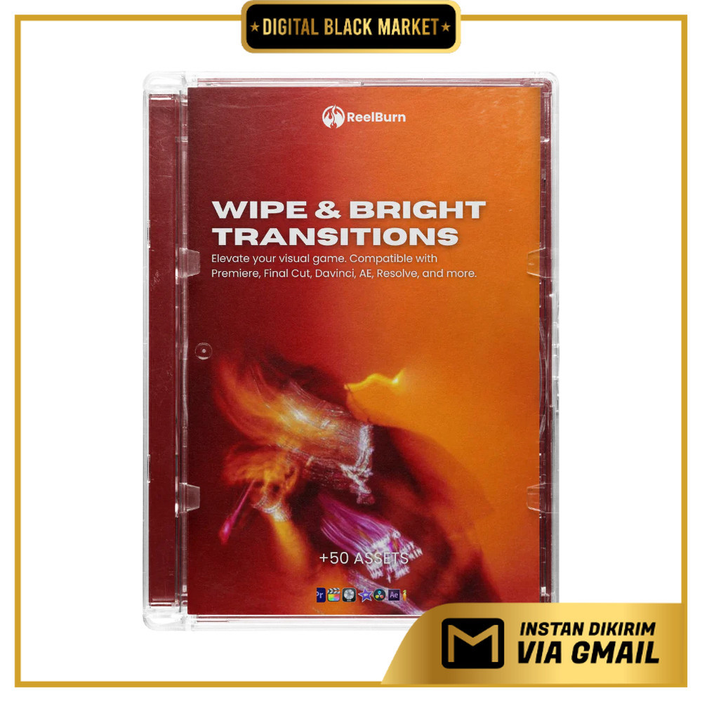 Jual REELBURN - Wipe And Bright Transitions - for capcut filmora kinemaster vn davinci premiere ...