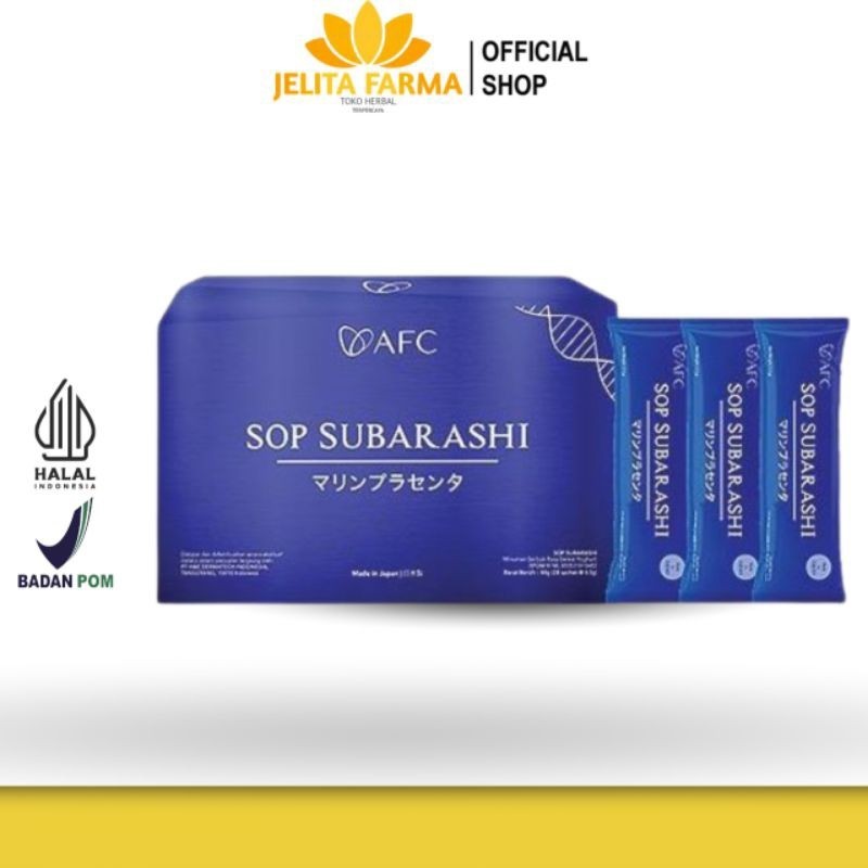 Jual SOP SUBARASHI UTSUKUSHHII GOLD ORIGINAL AFC | Shopee Indonesia
