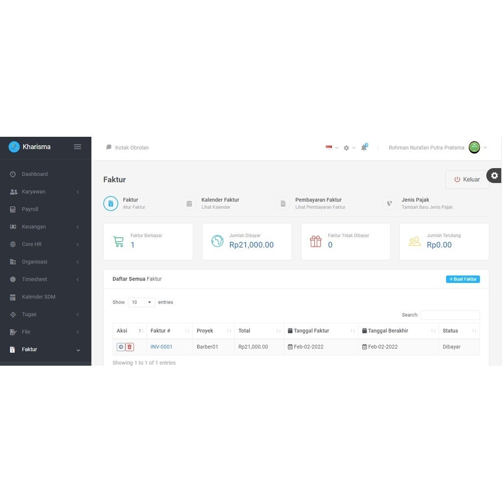 Jual Aplikasi HRD HRIS Payroll Berbasis Website Codeigniter | Shopee ...