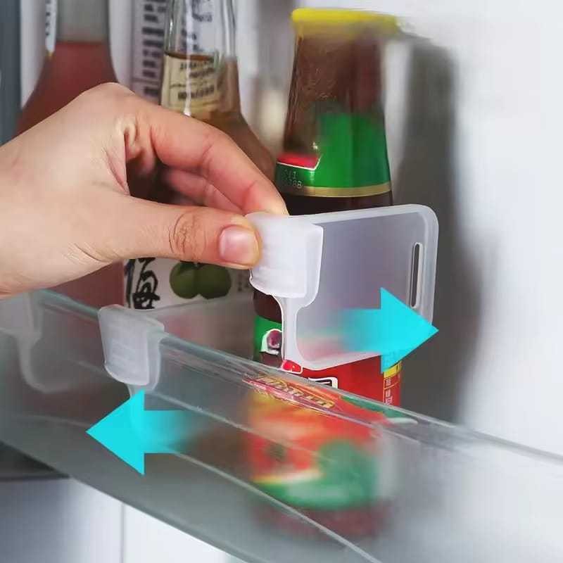 Jual Sekat Pembatas Partisi Rak Kulkas Klip Tempat Kosmetik Kotak Obat ...