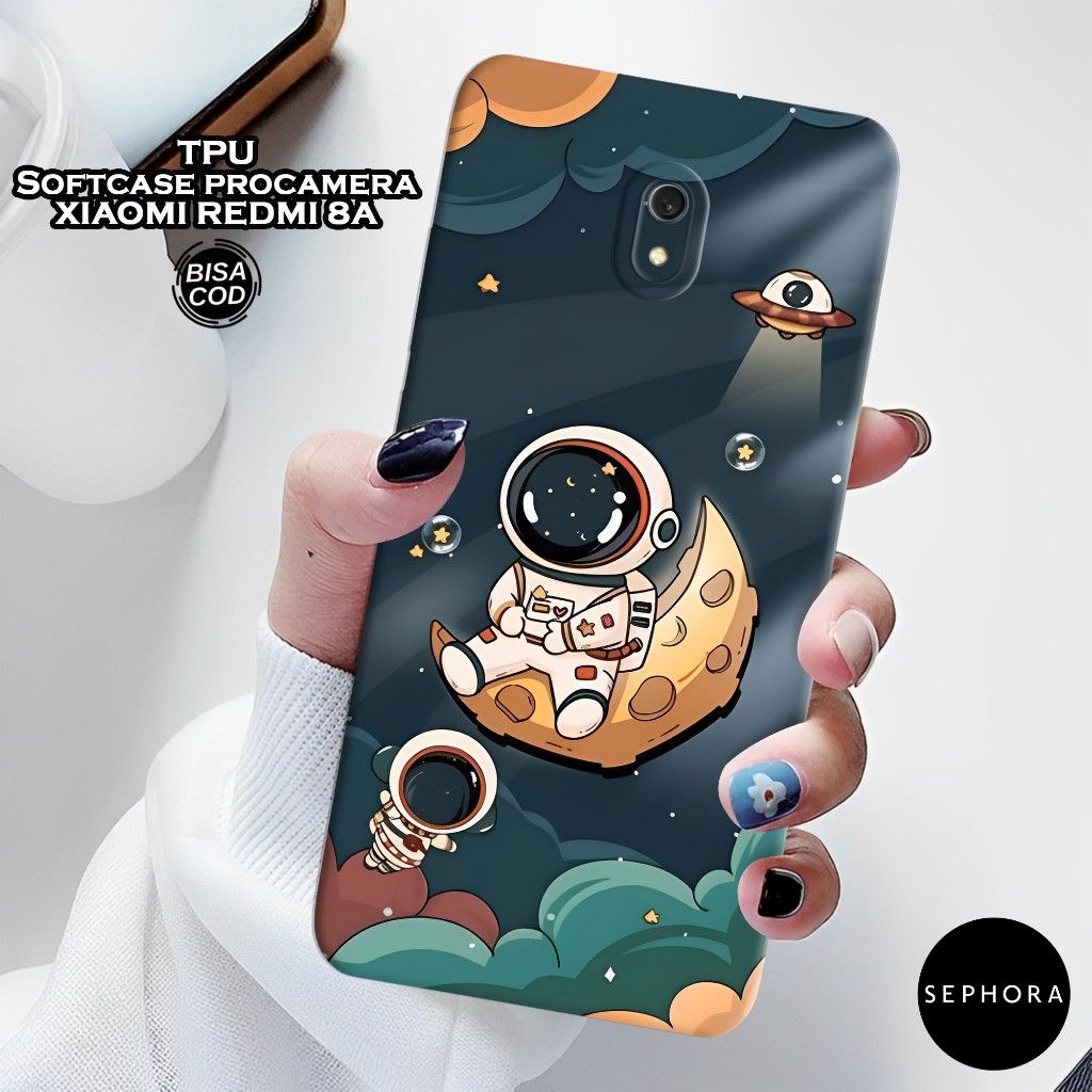 Jual Case Xiaomi Redmi 8A Terbaru - Fashion Case Astronot - Softcase ...
