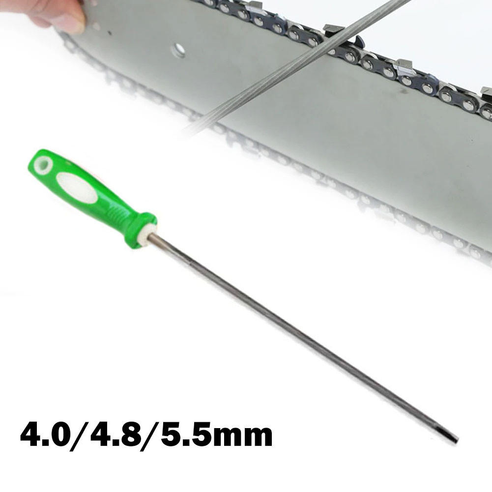 Jual Saw Chain Files Round High Carbon Steel Sharpening Chainsaw Saw ...