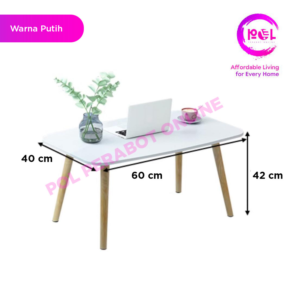 Jual RK76TN [POL] COD Meja Ruang Tamu Minimalis | Coffee Table | Meja ...