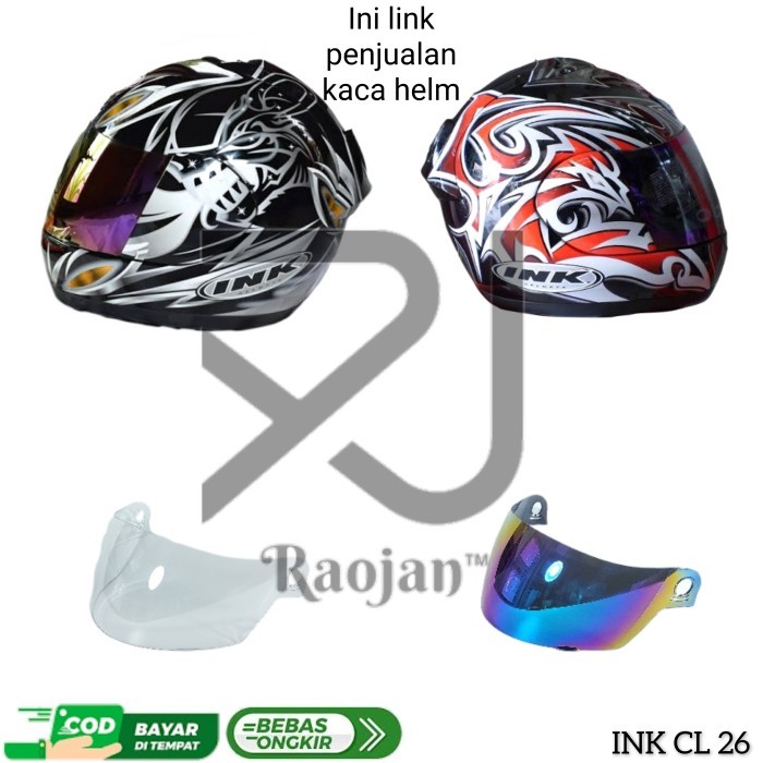 Jual Kaca helm INK CL 26 Visor helm INK CL26 | Shopee Indonesia