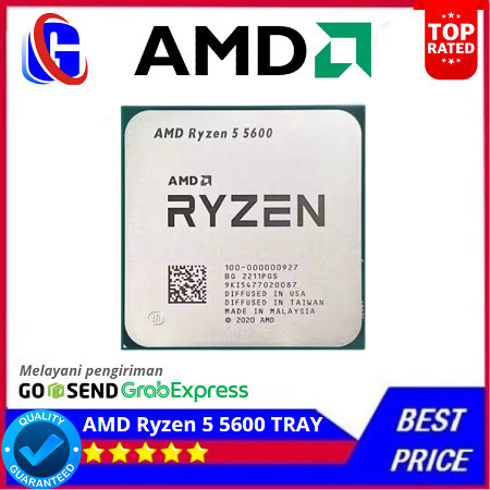 Jual Processor AMD Ryzen 5 5600 TRAY 3.5Ghz Up To 4.4Ghz | Shopee Indonesia