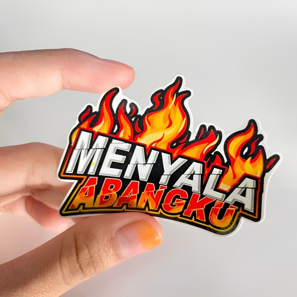 Jual STIKER STICKER MENYALA ABANGKU Stiker kata kata sticker viral ...