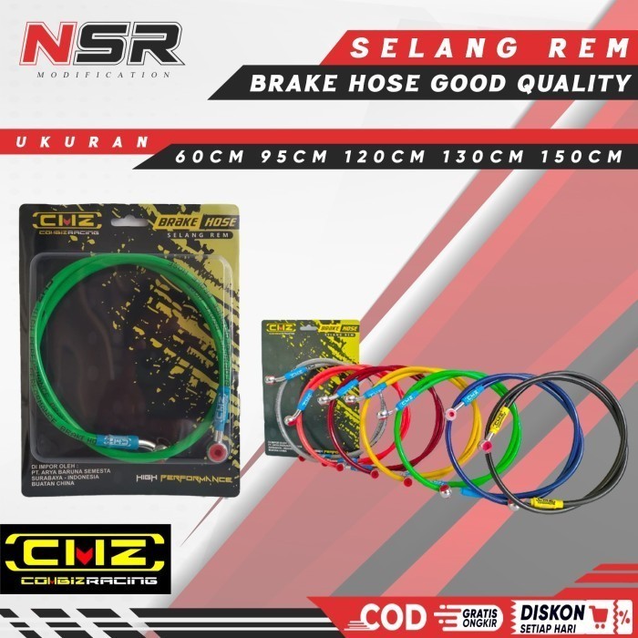 Jual SELANG Rem Cakram UKURAN 60,75,95,120,130,150cm Brake House Selang ...