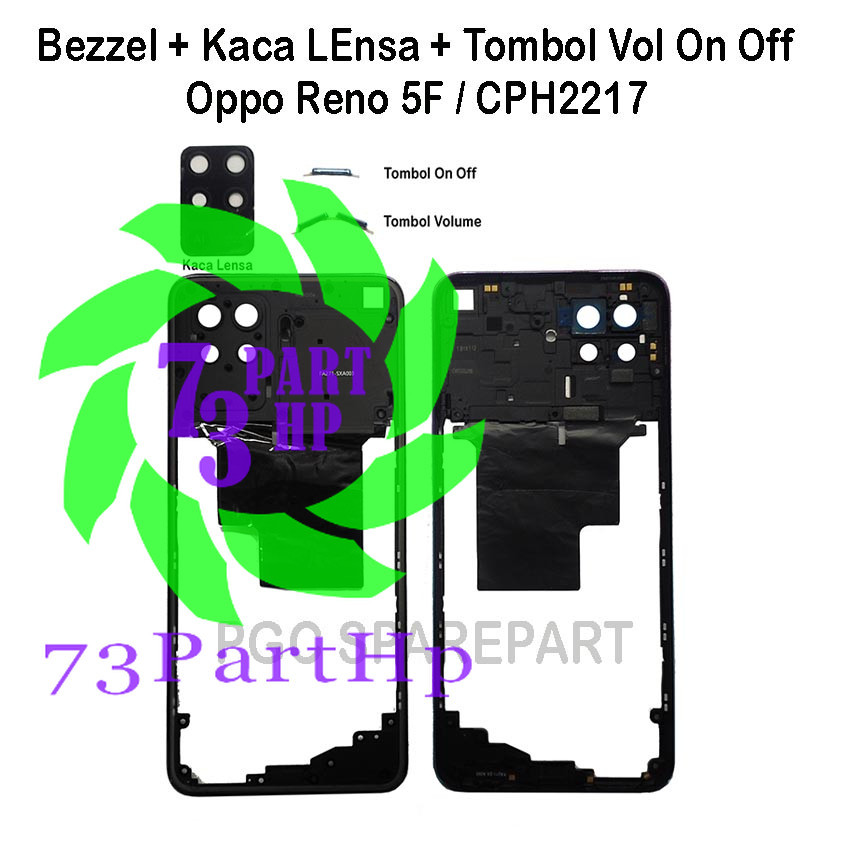 Jual Original Bezzel Lis Tulang Samping + Frame Kaca Kamera + Tombol ...