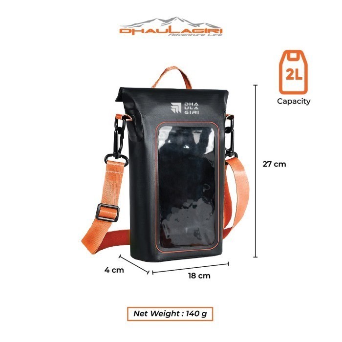 Jual Tas Dry Bag Anti Air Dhaulagiri Waterproof Sling Bag 2L Outdoor | Shopee Indonesia