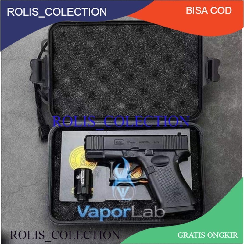 Jual KEREN... korek api gas bara las model pistol glok mini gun jet ...