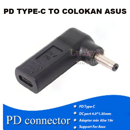Jual Type-C To Colokan Asus Adapter Port Charger 4.0*1.35mm 19V ...