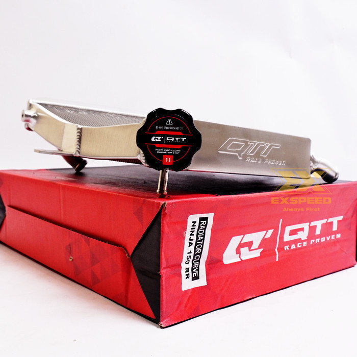 Jual RADIATOR QTT BIG VOLUME KRR/ZX 150 CURVE KAWASAKI NINJA 150 RR ...