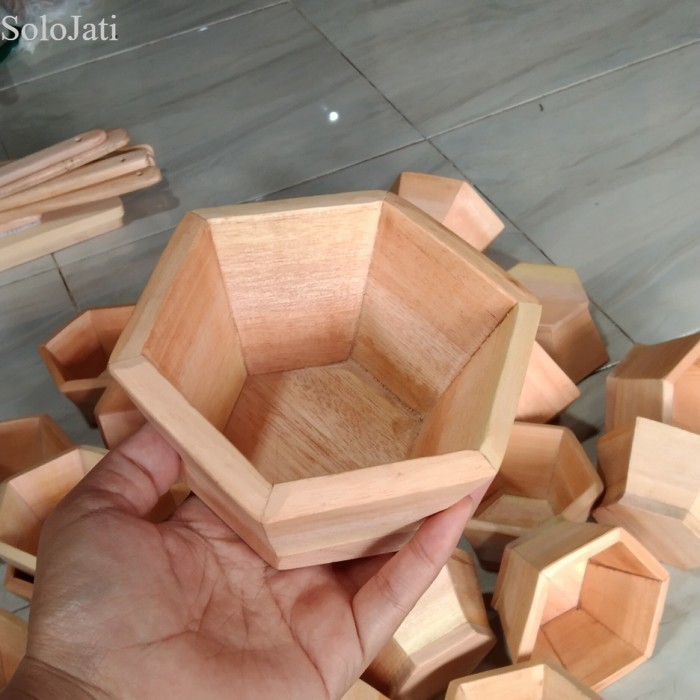 Jual Mangkok Segi Enam/ Tempat Sambal/ Cetakan Nasi/ Pot Bunga Segi ...
