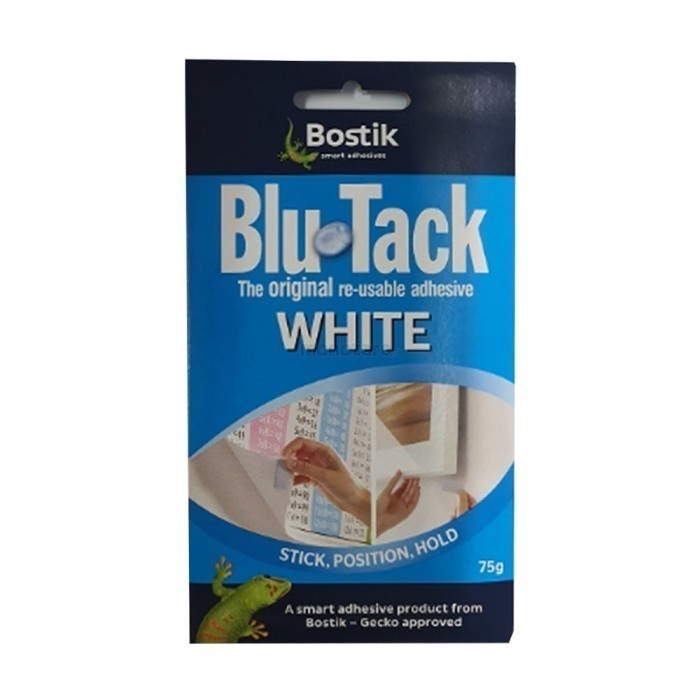 Jual BOSTIK BLU TACK REUSABLE ADHESIVE WHITE 75G | Shopee Indonesia
