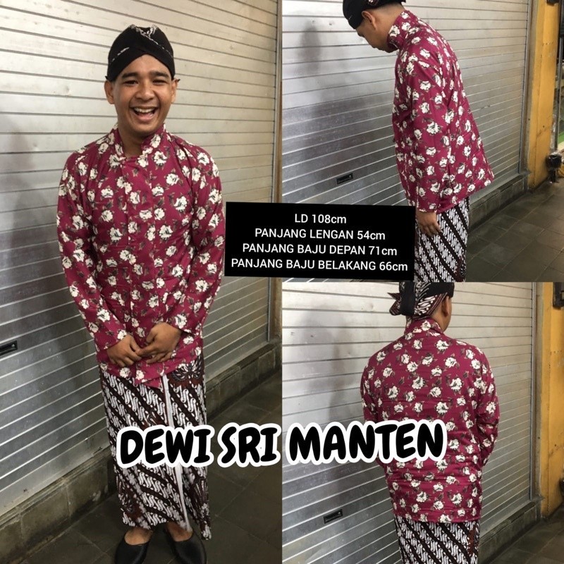 Jual LURIK JAWA Kebaya dan Sorjan Baju sorjan kembang/baju surjan jogja ...