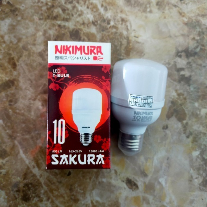 Jual Lampu Led Nikimura Sakura 10 watt ( putih ) - Lampu Led 10Watt ...