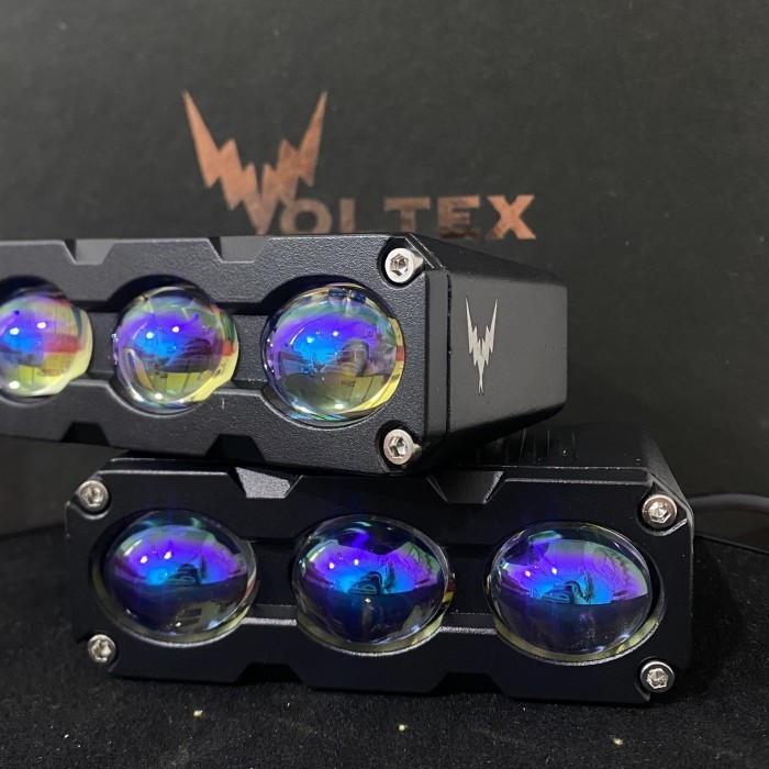 Jual VOLTEX.PROJECT Volt-3B Mini Projie 3 Mata slim ( Blue Lens ...