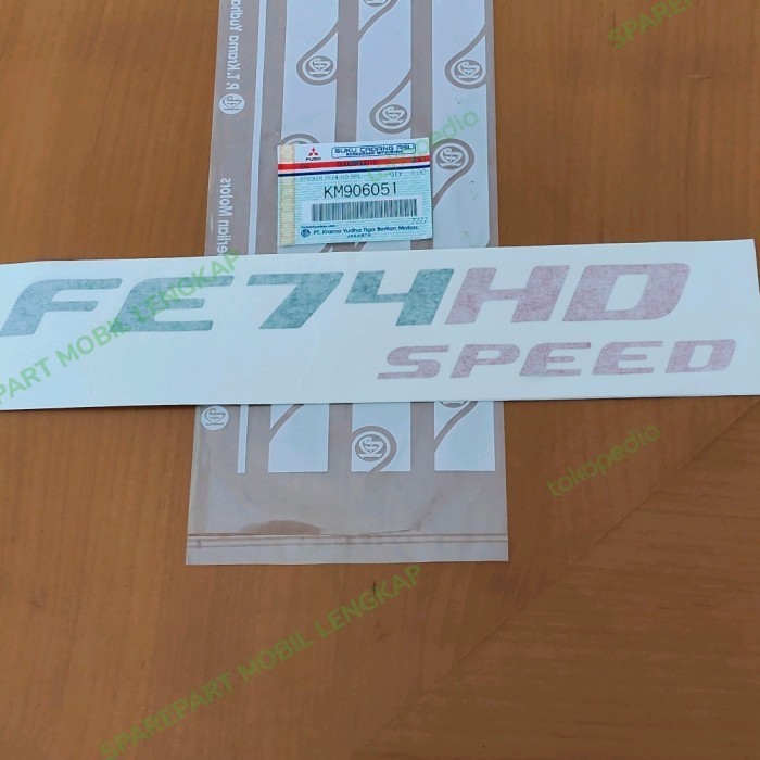 Jual Sticker Stiker FE74HD SPEED Original Mitsubishi Canter Euro 4 ...