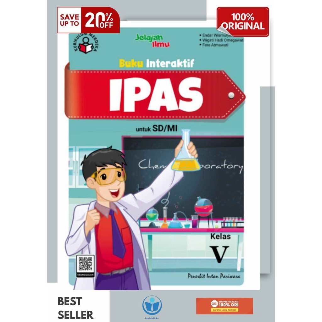 Jual Buku Paket Interaktif IPAS SD Kelas 5 Kurikulum Merdeka Intan pariwara Tahun 2024 | Shopee ...