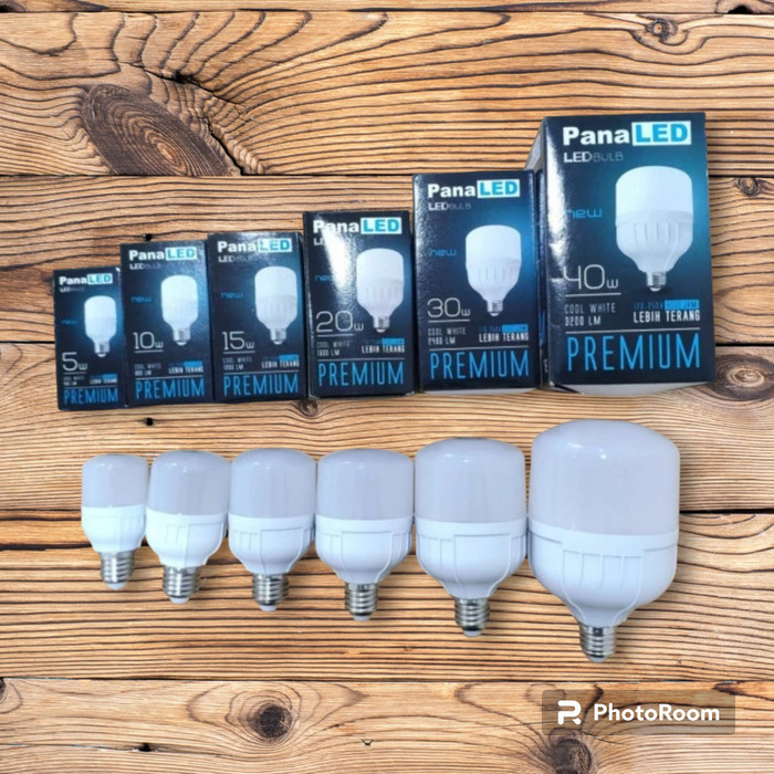 Jual Lampu Bohlam Led Panaled Premium 5W 10W 15W 20W 30W 40W 50W ...