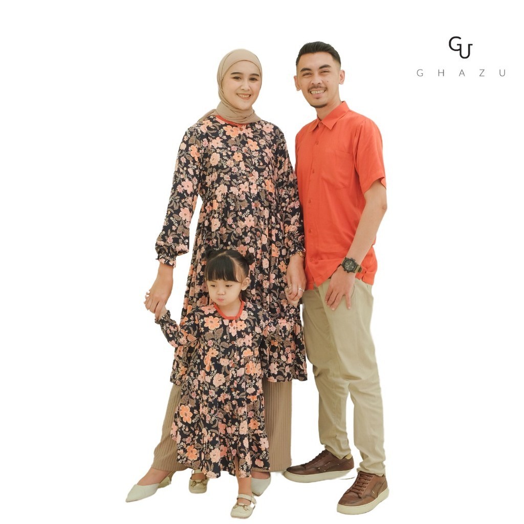 Jual Ghazu Terracotta Family Set Baju Couple Keluarga Sarimbit Lebaran ...
