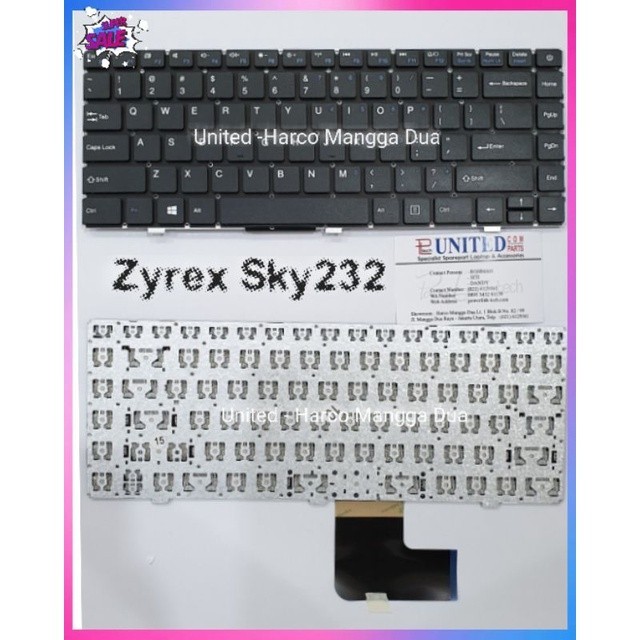 Jual Keyboard Zyrex Sky 232 tombol power | Shopee Indonesia