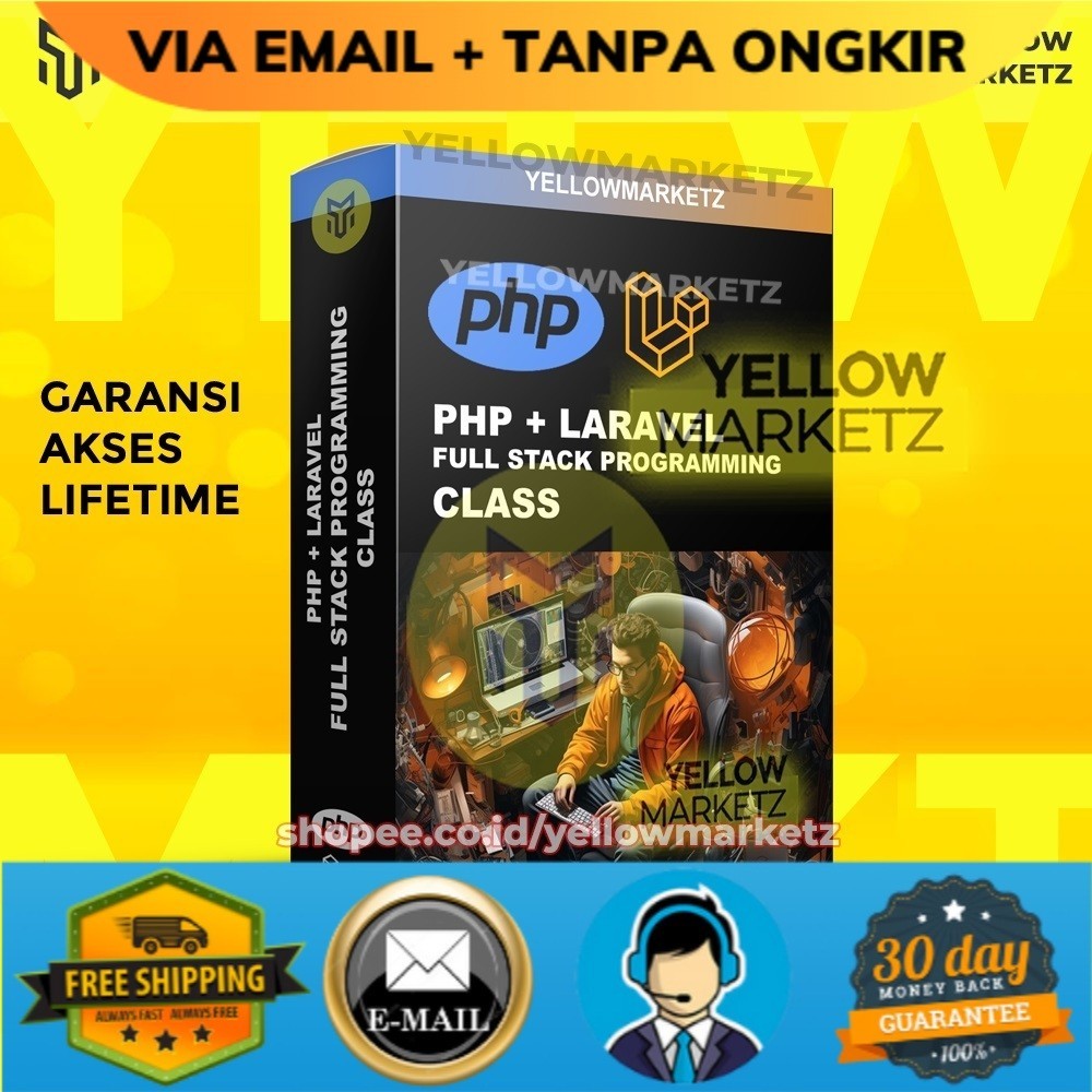Jual Belajar Php Laravel Programming Jadi Programmer Handal Php Laravel Bangun Web Commerce