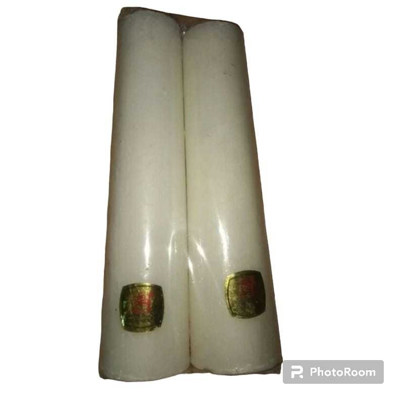 Jual Lilin Putih Jumbo Raja 1 Pack isi 2 pcs | Shopee Indonesia